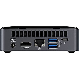Intel NUC Kit NUC10I3FNK Business Mini Desktop Black (Intel i3-10110U 2-Core, 32GB RAM, 512GB m.2 SATA SSD, Intel UHD, WiFi, Bluetooth, 1xHDMI, SD Card, Win 10 Pro)