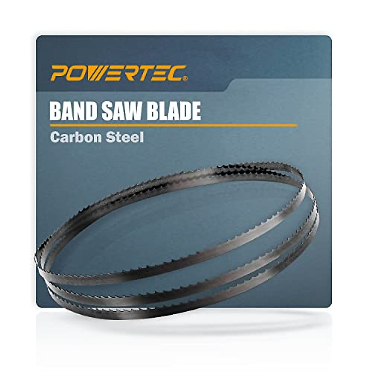 POWERTEC 93-1/2 Inch Bandsaw Blades for Woodworking, 1/2" x 4 TPI Band Saw Blades for Delta, Grizzly, Rikon, Sears Craftsman, Jet, Shop Fox and Rockwell 14" Band Saw, 1 Pack (13115V)