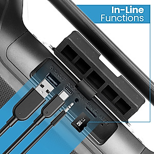 Pyle Wireless Portable Bluetooth Boombox Speaker - 40W 2Ch Waterproof Rechargeable Speaker Loud Stereo System w/ Google Assistant / Siri Voice Control, TWS Function, Micro SD, RGB Lights - PBMKRG155