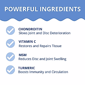 Under The Weather Pet Disc & Spine Health Chews for Dog | Vet Formulated Dog Chews Spinal Disc Support Supplement | Great for Dachshunds & Long Back Breeds with IVDD, Back & Joint Arthritis