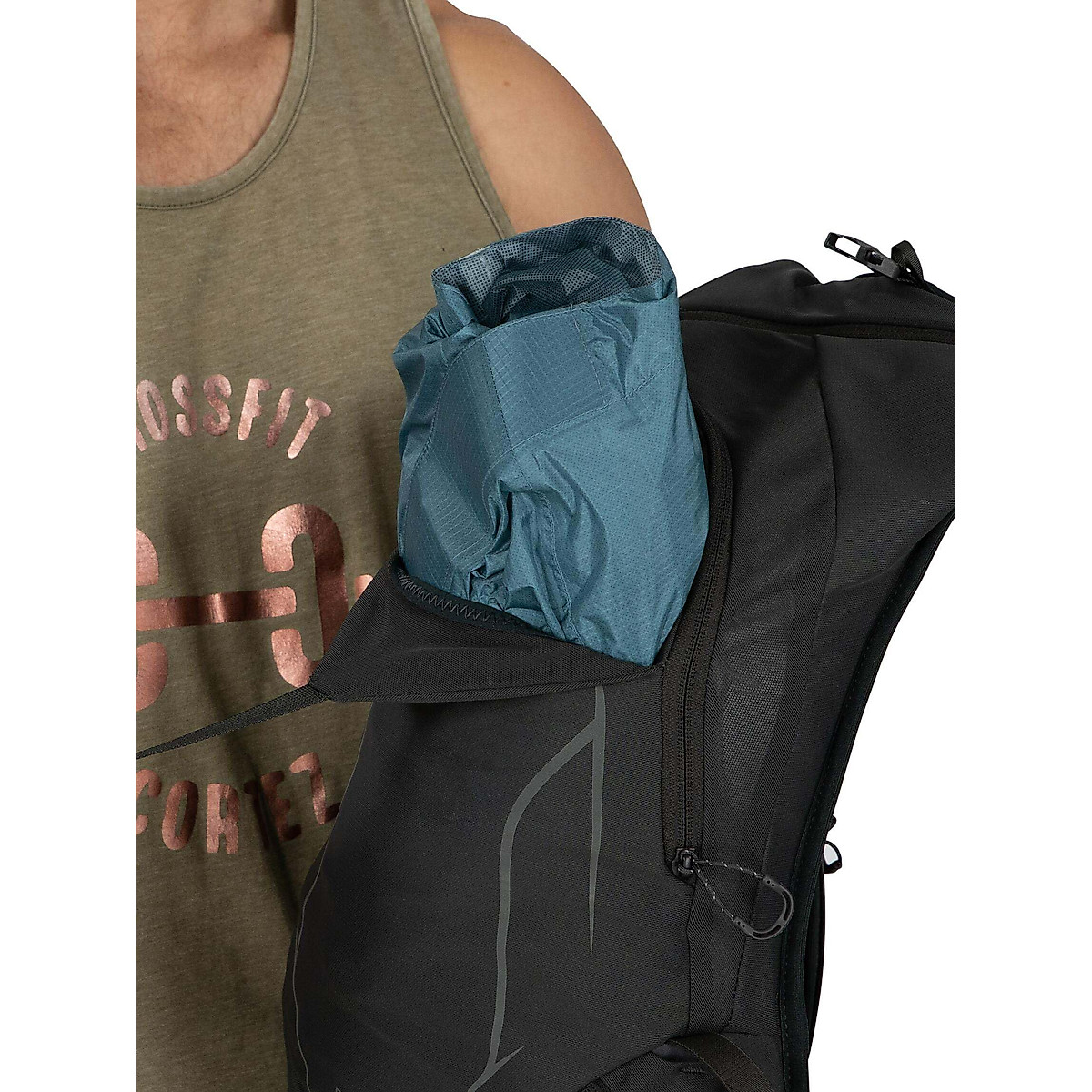 Osprey Duro 15 Men's Running Hydration Vest with Hydraulics Reservoir, Charcoal Grey, Large/X-Large