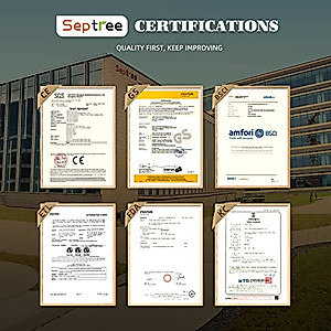 𝐒𝐞𝐩𝐭𝐫𝐞𝐞 Food Dehydrator for Jerky,8 Stainless Steel Dehydrator with 8.8ft² Drying Space, Food Dryer Machine for Meat, Fruit, Beef, Herbs, and Pet Food with Adjustable Timer and 190°F Temperature