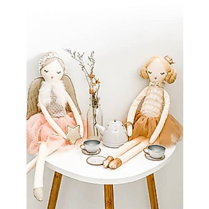 MON AMI Designer Angel Stuffed Doll with Wings 20” Soft Elegant Plush Doll for Little Girls, Use as Toy or Room Decor