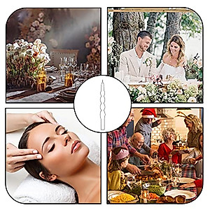 Spiral Taper Candle Dinner Candle Set 10 Inches Twisted Candlesticks 2 Color Handmade Dripless Candles Sticks for Wedding Celebration Anniversary Christmas Church