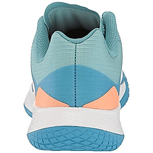 adidas Women's Forcebounce 2.0 Running Shoe, White/White/Pulse Blue, 9.5