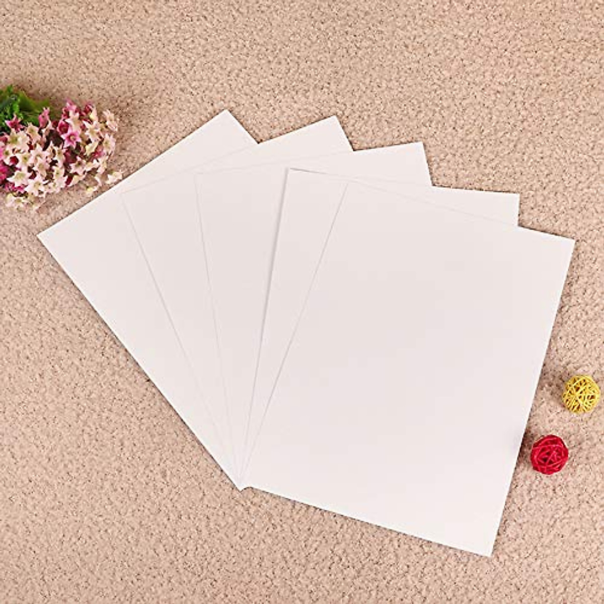 Printable Vinyl for Inkjet printer, 20 Sheets Premium Glossy White Waterproof Printable Vinyl Paper,8.3"x 11.7"
