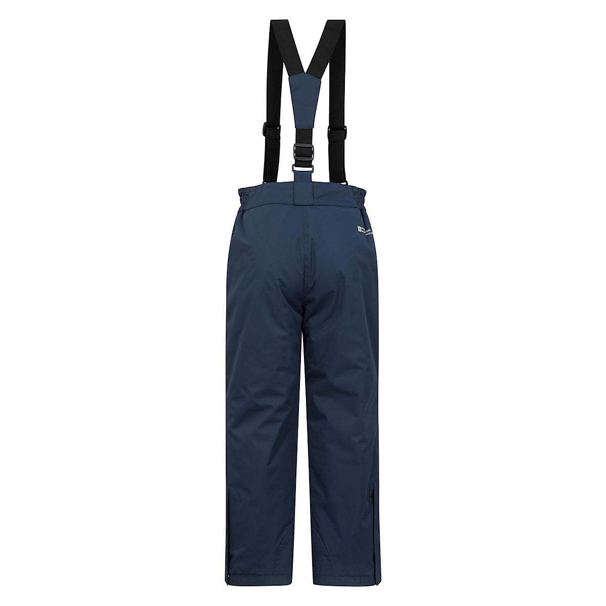 Mountain Warehouse Kids Winter Snow Pants, Reinforced Knees -Boys & Girls Ski Salopette Dark Blue 7-8 Years