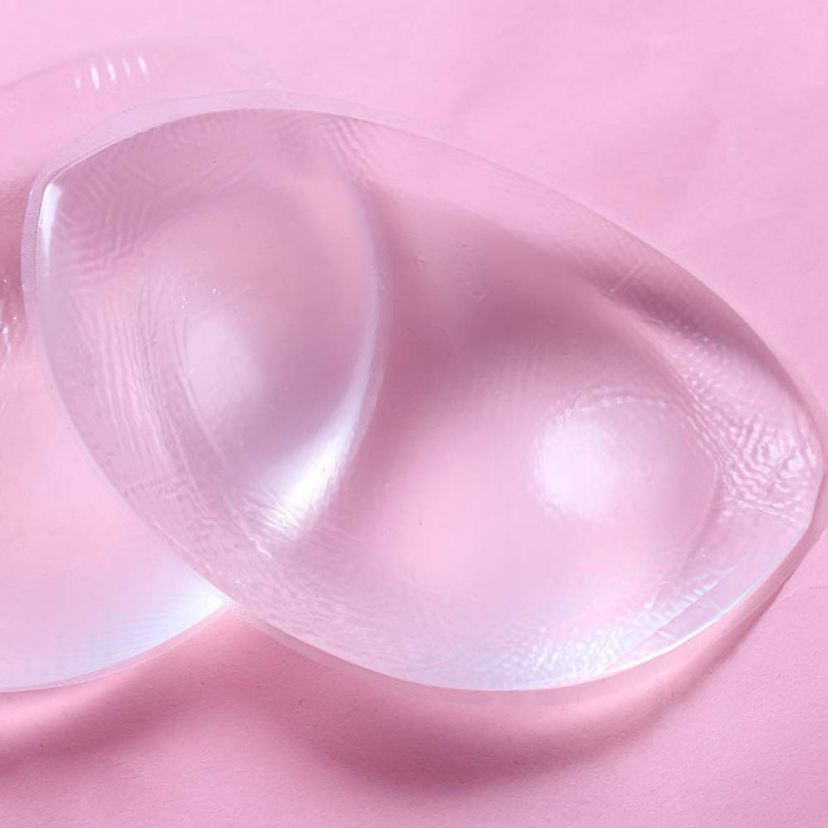 vipolish 1Pair Silicone Bra Inserts Invisible Enhancing Breast Pads Waterproof Clear Gel Push-up Enhancer Breast Molding Pads for Women Girls Bikini Swimsuit Sportswear