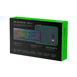 Razer Holiday Bundle 2018 Cynosa Chroma Gaming Keyboard, Abyssus Gaming Mouse, Goliathus Chroma Mousepad