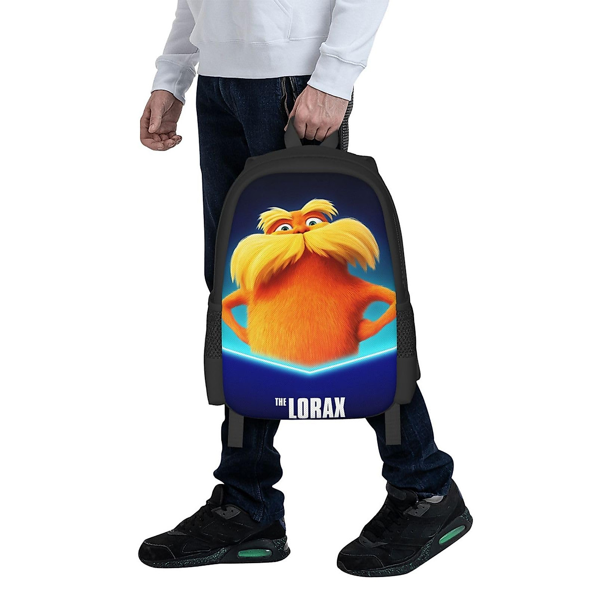 NALCKA The Anime Lorax Backpack Large Capacity Leisure Travel Backpack Book Bag Outgoing Daypack 12.5x5.5x16.5 inch