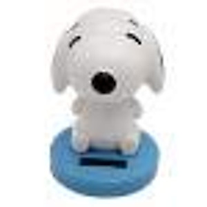Colcolo Solar Bobbleheads Dog Model, Dashboard Car Decorations, Desktop Ornaments , Blue