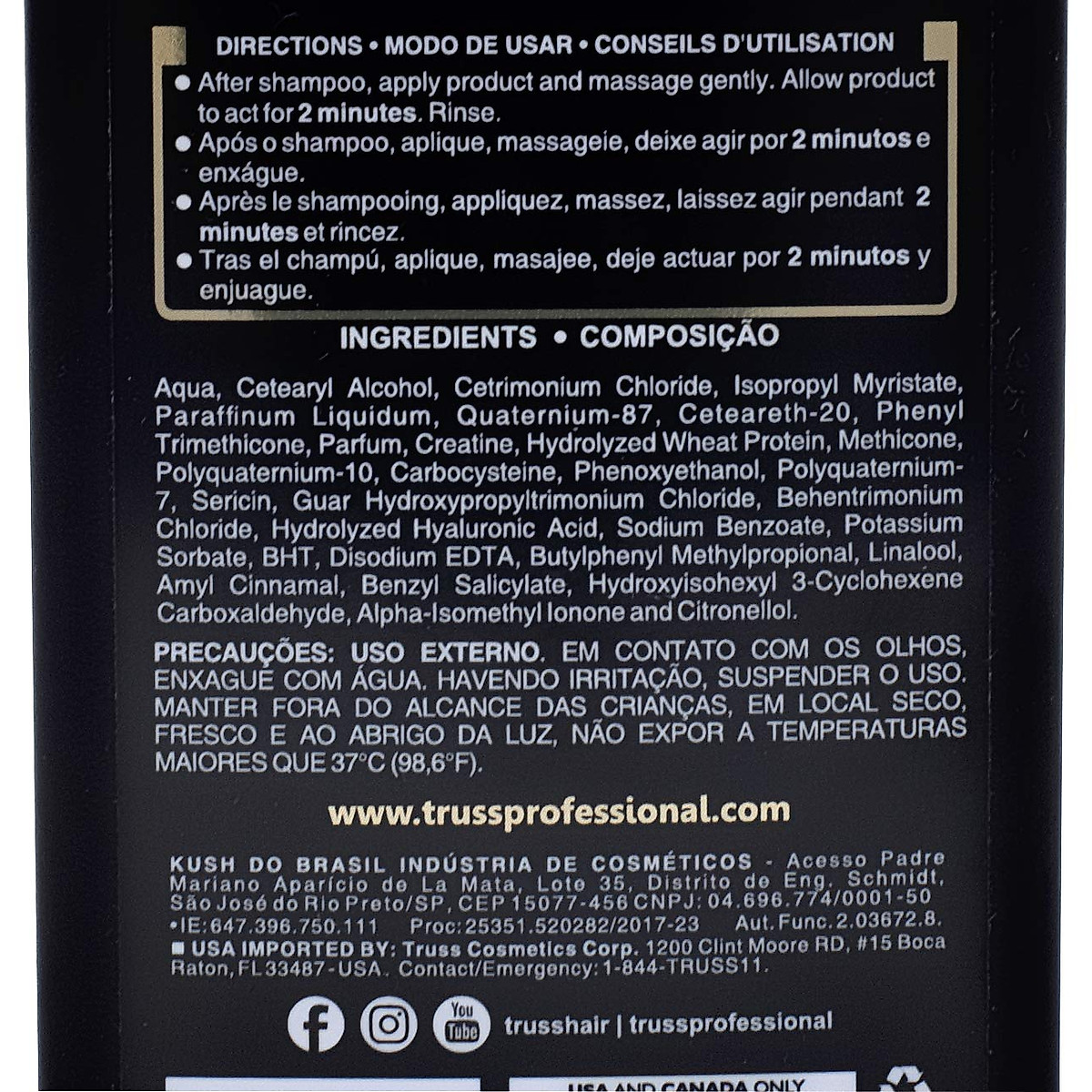 Truss Perfect Shampoo and Conditioner Set Bundle