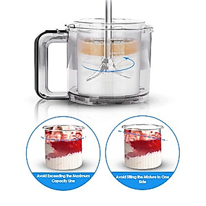 EIIORPO for Ninja Creami Deluxe Pints and Lids - 4 Pack 24oz NC501 NC500 Series Creami Deluxe Pint Containers Replacement Compatible with 11-in-1 Ninja Ice Cream Maker