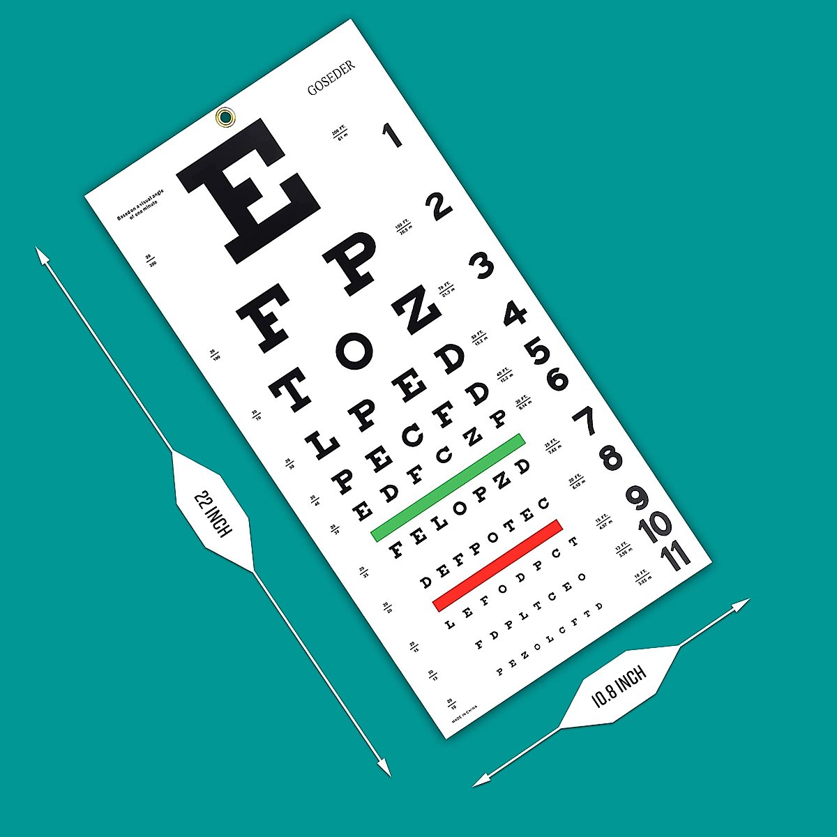 ASA TECHMED 2-in-1 Diagnostic Kit Multi-Function Scope for ENT & Eye Examination- Kit for Home and Medical Students - Sight Chart, Replacement Tips, Easy to Carry Case