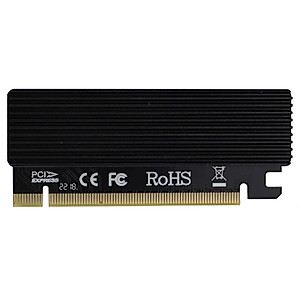 Sedna - PCI-e 16x to M2 NVMe SSD Adapter with Heatsink Cover