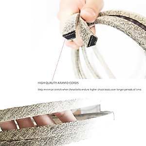 110-6892 Toro Mower Belt TimeCutter Z5000 Z5020 Z5030 Z5035 Z5040 Z5060 with 50" Deck Gravely 07200107 Lawn Mower Kevlar Deck Belt 1/2" x 140"