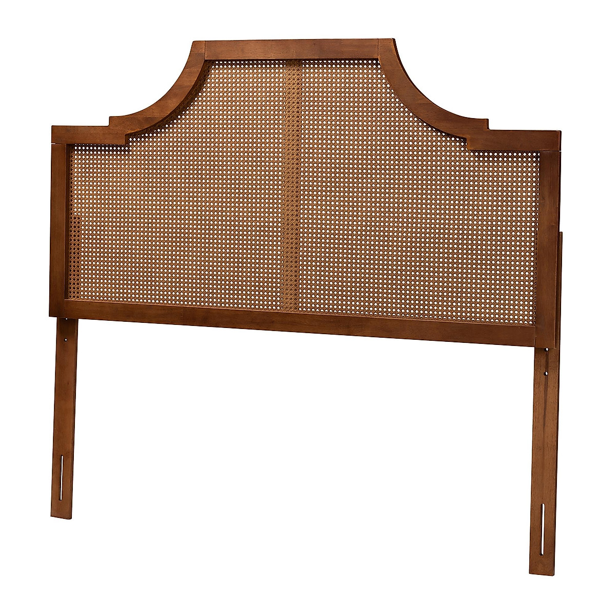 Baxton Studio Mid-Century Headboard, King, Walnut Brown