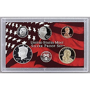 2007 S U.S. Mint 14-coin Silver Proof Set - OGP box & COA Proof