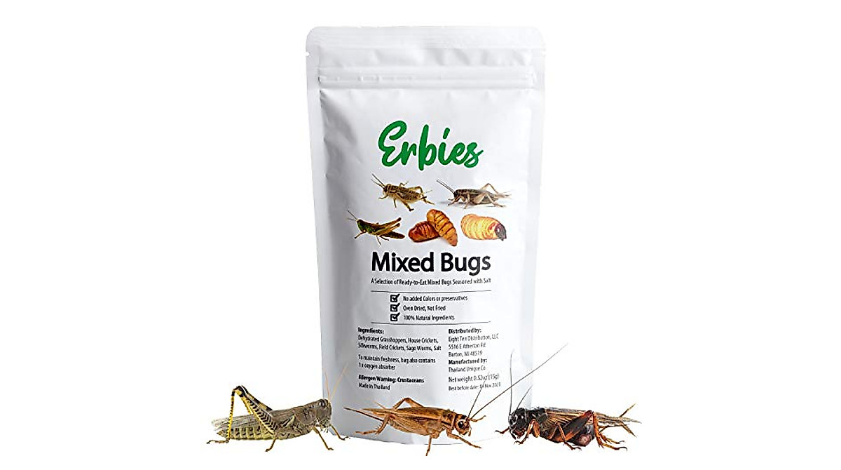 Erbies Edible Bugs: Crunchy Protein Insect Trail Mix