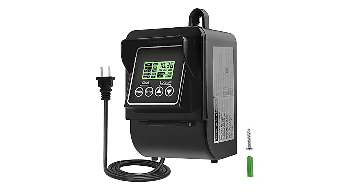 Solaroxy 120W Landscape Lighting Transformer - Auto On/Off