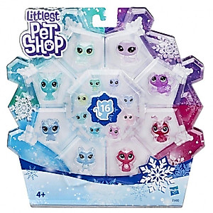 Littlest Pet Shop Frosted Wonderland Pet Pack Toy, Includes 16 Pets, Ages 4 & Up