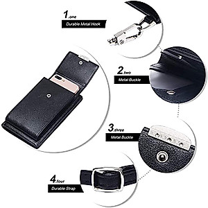 Small Crossbody Bag Long Cell Phone Purse Bag Wallet with Credit Card Slots Women Student Diagonal Wallet Multi-function Shoulder Bag (Black)