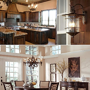 LUXRITE 4W Vintage Candelabra LED Bulbs Dimmable, 400 Lumens, 3000K Soft White, LED Chandelier Light Bulbs 40W Equivalent, Clear Glass, Filament LED Candle Bulb, UL Listed, E12 Base (6 Pack)