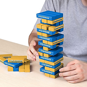 FOCO Unisex-Adult NFL Logo Stackable Blocks Game, Team Color, 9-588