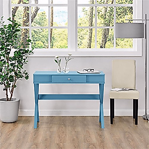 Ameriwood Home Paxton Campaign Desk, Blue
