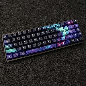 JSJT Keycaps KCA Profile Star Wars Keycaps Full 139 Keys PBT Dye Sublimation Custom Keycap Set for ANSI/ISO Layout 64/68/87/96/104/108 Cherry MX Switch Mechanical Gaming Keyboard