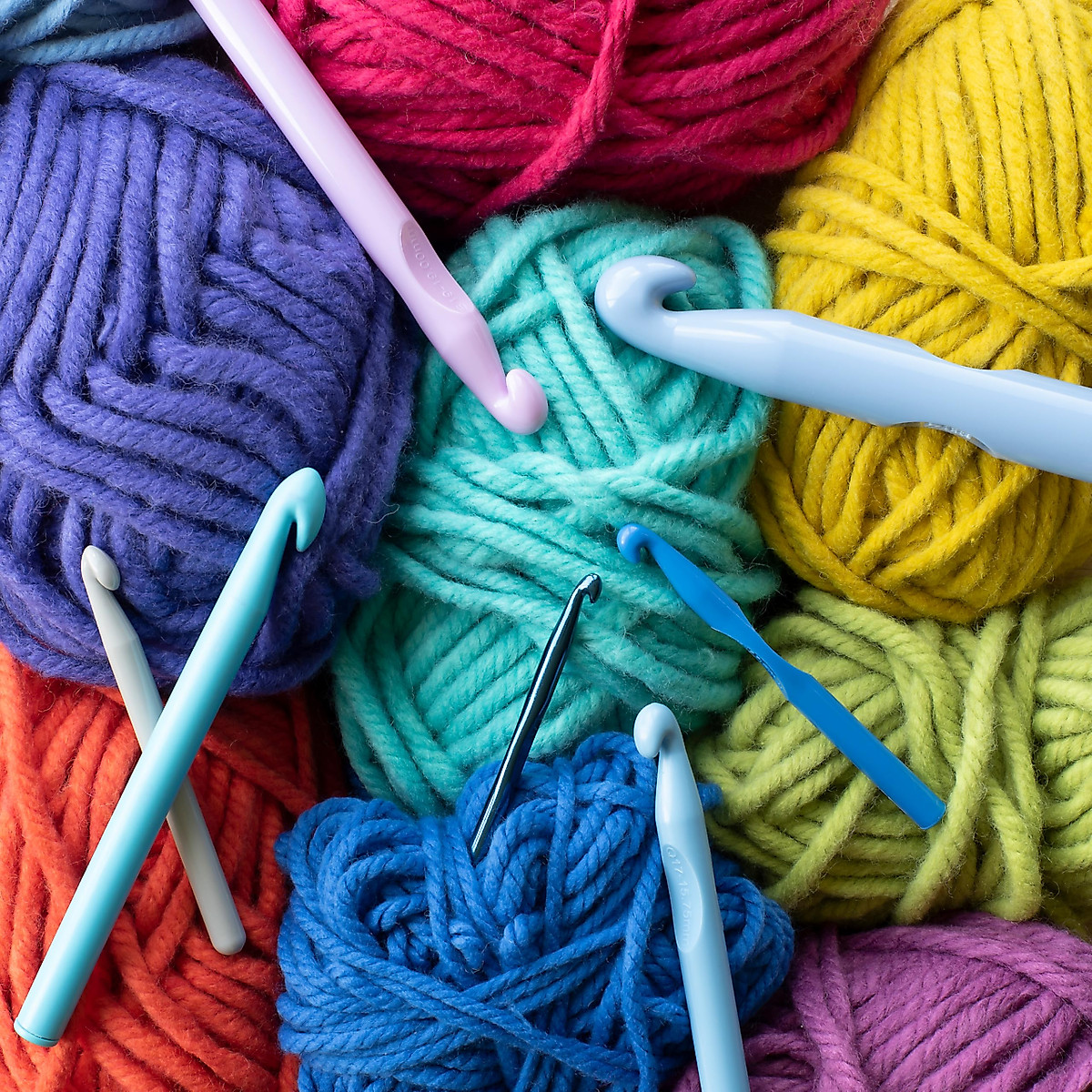 Boye 3399101000 Ergonomic Crochet Hook Set, Size L P Q