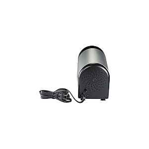 Bostitch Office Antimicrobial QuietSharp Glow Extra Heavy Duty Classroom Electric Pencil Sharpener with Replaceable Cutter Cartridge System, Silver/Black (EPS11HC), 7-3/4 l x 4-1/4 w x 7-1/4 h in