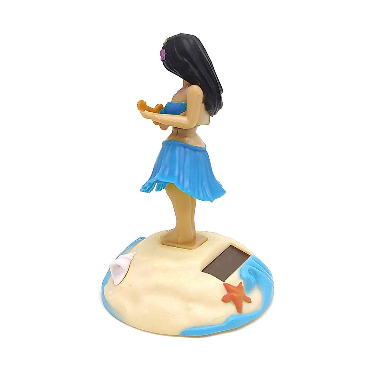 shuaiyin Hawaii Dancing Girl - Solar Powered Hula Girl Swinging Bobble Toy, Dashboard Hula Doll Girl, Car Ornaments Dolls