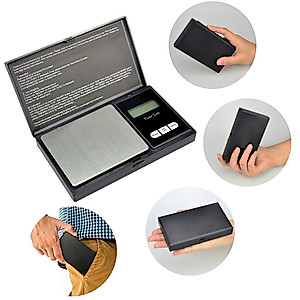 Luoyer Archery Arrow Scale Digital Pocket Scale Portable High-Precision Accurate Electronic 500g by 0.01g/7692grain by 0.15grain with LCD Display Mini Scale for Weighing Arrow Tips Arrowhead