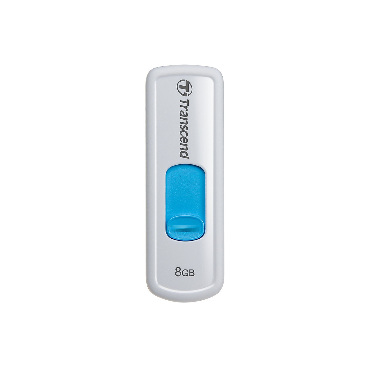 Transcend 64 GB JetFlash 530 Retractable USB 2.0 Flash Drive TS64GJF530 (White)