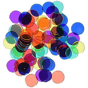 hand2mind Plastic Transparent Bingo Chips, Chips for Games, Counting Manipulatvies, Game Chips, Math Counters, Counting Chips, Math Manipulatives, Math Bingo, Counters for Kids Math (Set of 5,000)