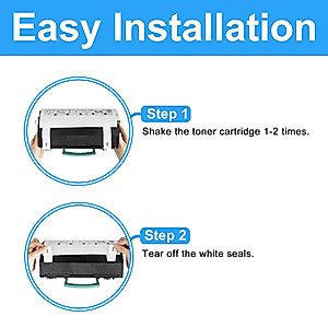 LCL Remanufactured Toner Cartridge Replacement for Lexmark E260A11A E260 E260d E260dn E260dt E260dtn E360 E360d E360dn E360dtn E460 E460dn E460dw E462dtn E462 E460d E460dtn (1-Pack Black)