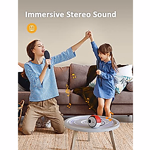 NexiGo Mini Portable Projector, for Cartoon, Kids Gift, 80 ANSI Lumen, Movie Projector, Native 720P Compatible with Full HD 1080P, up to 4K, HDMI, USB Interfaces (Garnet)