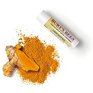 Burt's Bees 100% Natural Origin Rescue Lip Balm With Beeswax and Antioxidant-Rich Turmeric Promotes Healing Of Extremely Dry Lips, Unscented, 2 Tubes in Blister Box