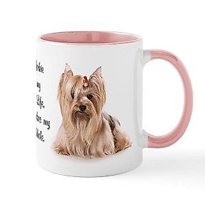 CafePress She's My Yorkie Mug Ceramic Coffee Mug, Tea Cup 11 oz