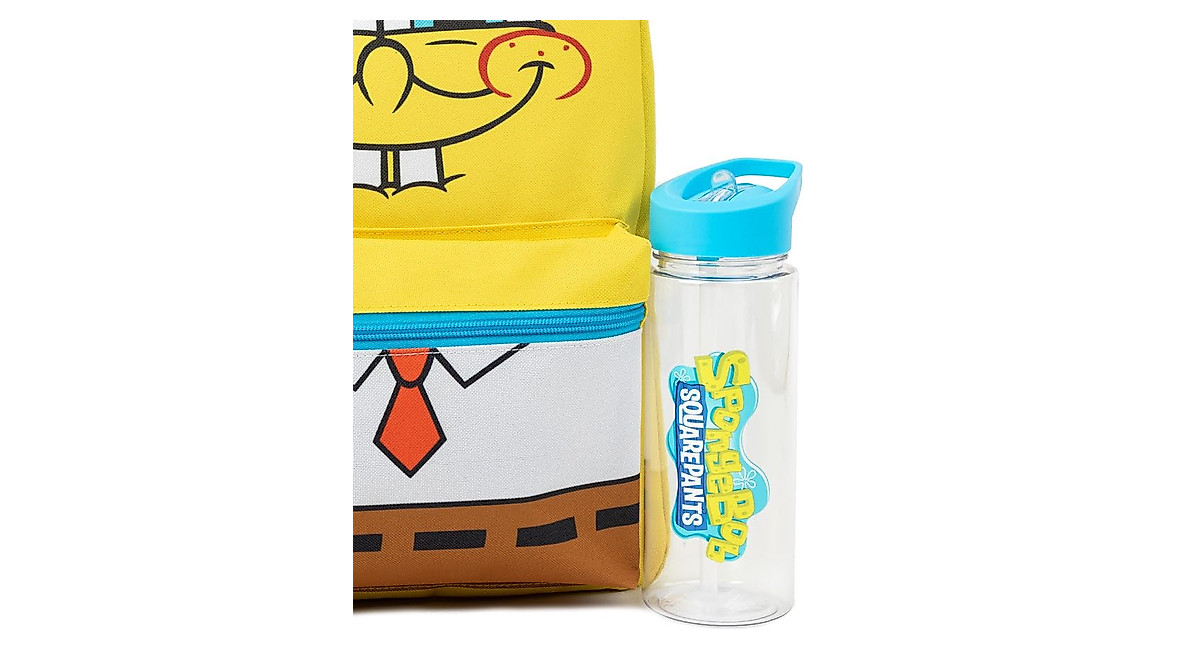 SpongeBob Kids 4-Pc School Backpack Set w/ Lunch Box