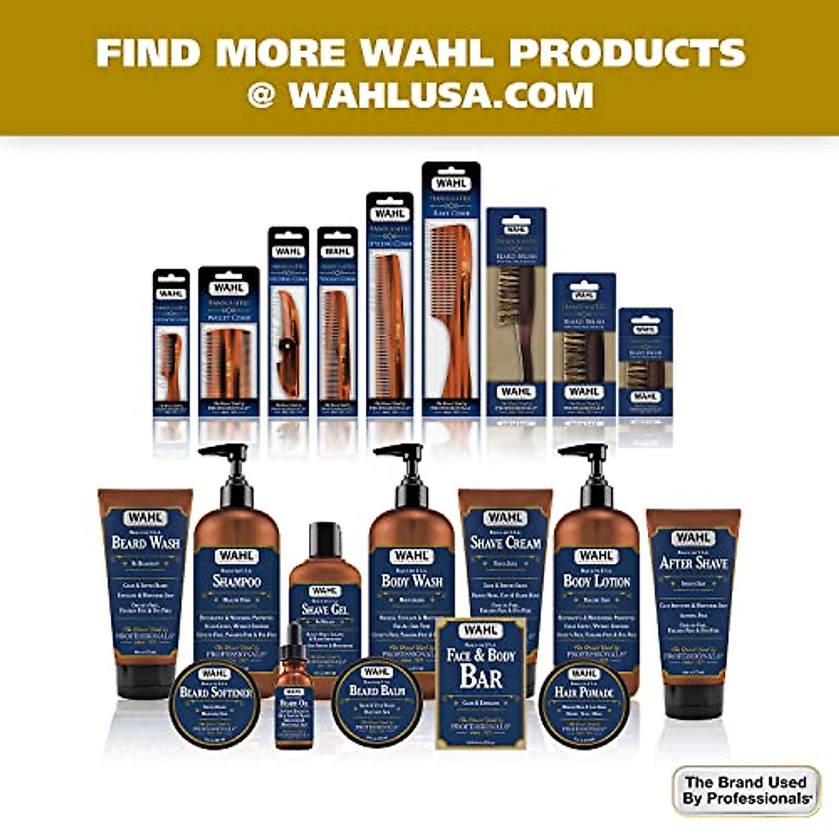 Wahl After Shave with Essential Oils for Soothing, Calming, & Balancing Sensitive Skin - Manuka Oil, Meadowfoam Seed Oil, Clove Oil, & Moringa Oil (6 Oz) - Model 805610A