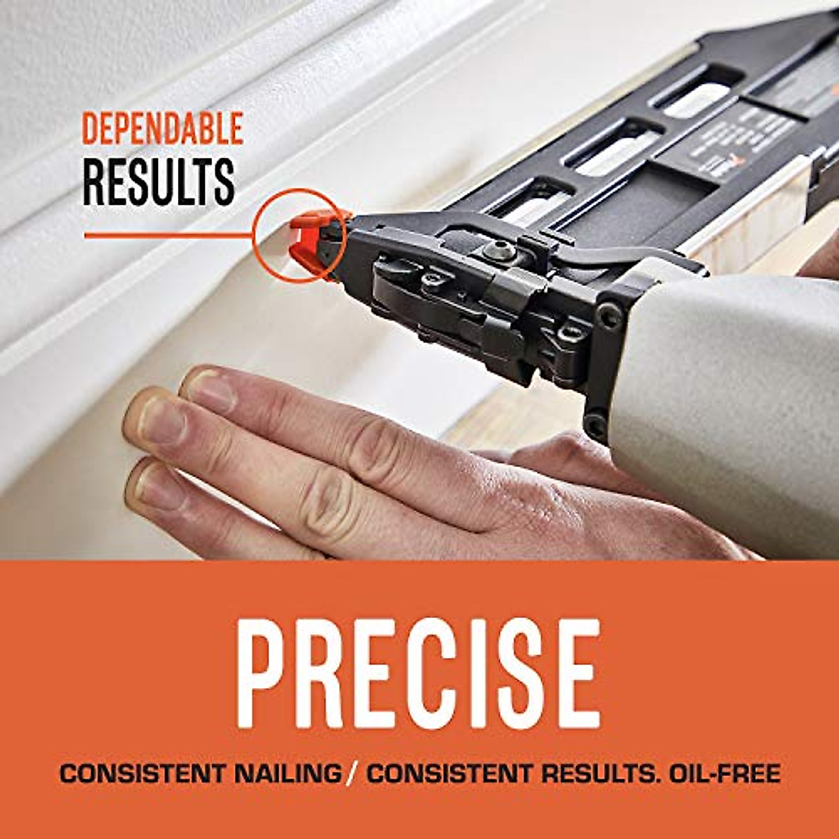 Paslode, Pneumatic Finish Nailer, 515500, 16 Gauge, Air Compressor Powered