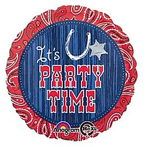 WESTERN BANDANA MARQUEE Birthday PARTY Hoedown Rodeo Balloons Decorations Supplies Horse Cow by Anagram