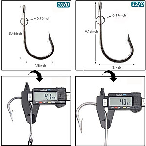 Shark Fishing Rig Double Tuna Hook Rig Shark Leaders 400lb Super Strong Stainless Steel Cable Wire Leader Shark Rigs Saltwater Fishing Tackle