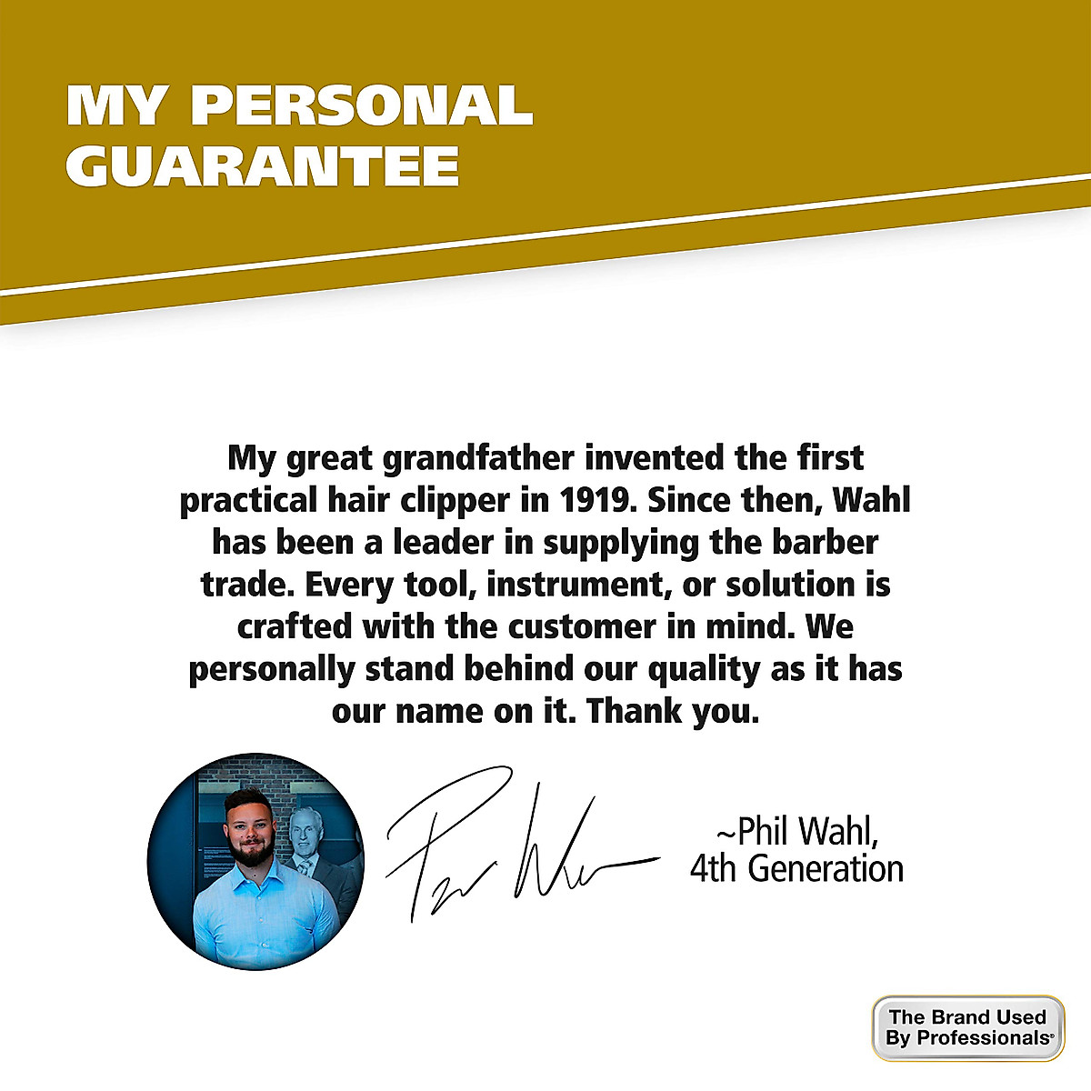 Wahl Small Mustache Comb for Men's Grooming - Handcrafted & Hand Cut with Cellulose Acetate - Smooth, Rounded Tapered Teeth - Model 3323 Brown