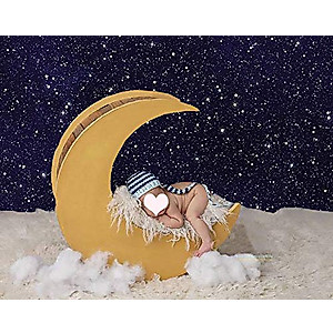 Night Sky Star Backdrops Universe Space Theme Starry Photography Backdrop Galaxy Stars Children Boy 1st Birthday Party Photo Background Newborn Baby Shower Banner Photo Studio Booth 7x5ft Vinyl