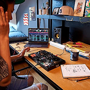 Hercules DJControl Inpulse 200 MK2 — Ideal DJ Controller for Learning to Mix — Software and Tutorials Included.