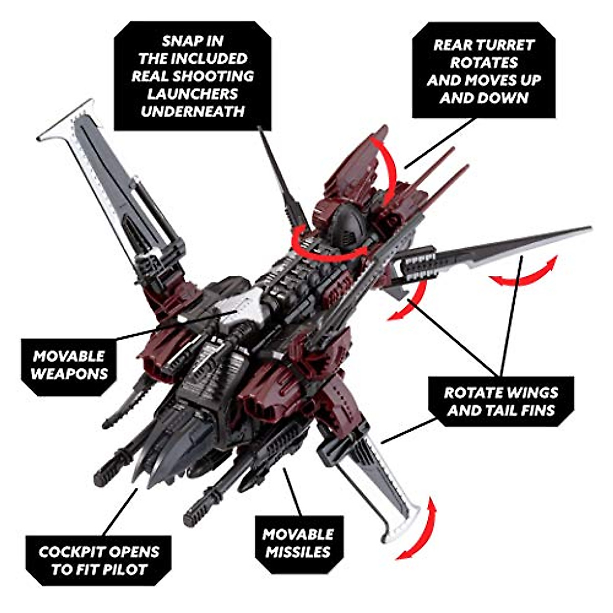 Snap Ships Wasp/Falx Battle Model Set - Construction Toy for Custom Building and Battle Play - Ages 8+