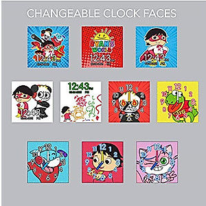 Accutime Kids Ryan's World Red Educational, Touchscreen Smart Watch Toy for Boys, Girls, Toddlers - Selfie Cam, Learning Games, Alarm, Calculator, Pedometer and More, 7Model: RYW4005AZ